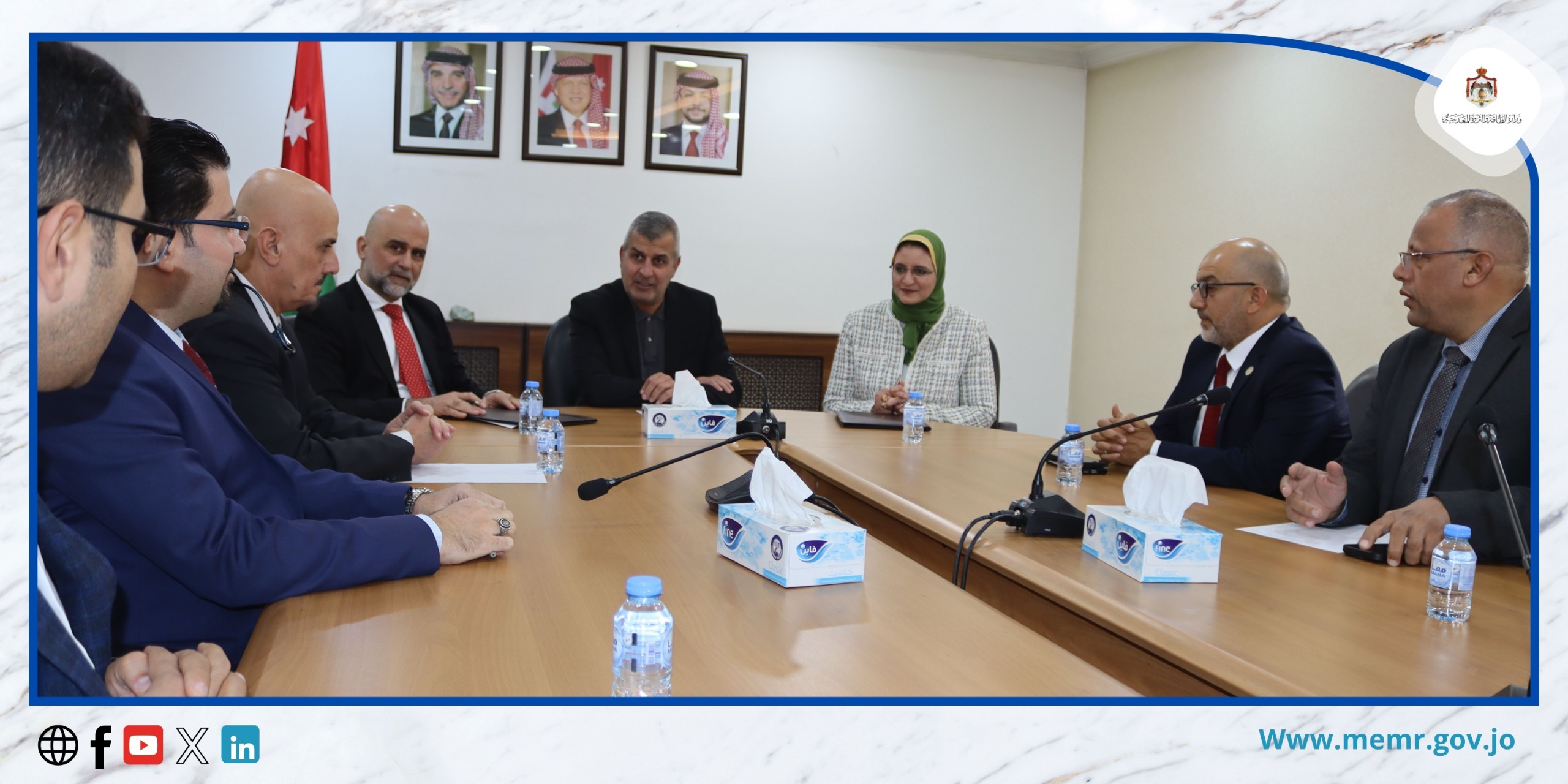 Renewal of the electric power exchange agreement between Jordan and ...